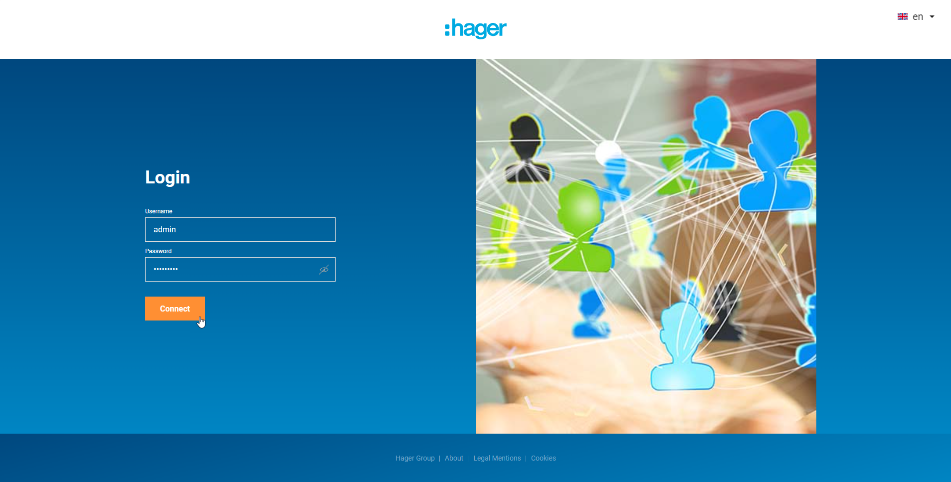 How to connect a Hager Witty Share
