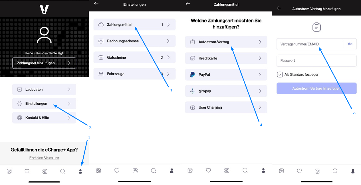 Add an EMAID to your eCharge+ app