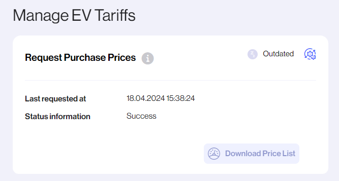 How to assign EV Tariffs