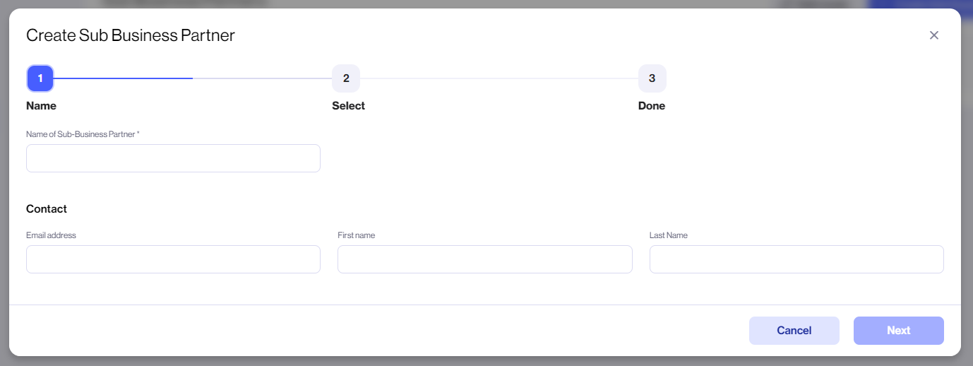 Manage Business Partner
