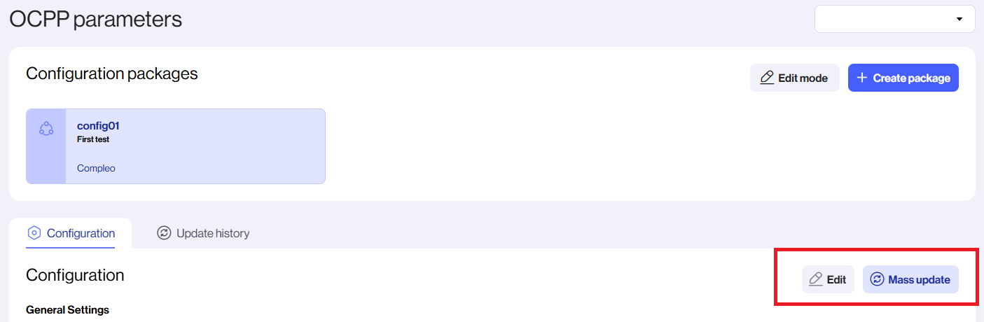 How to mass update OCPP parameters