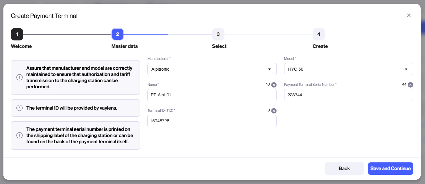 How to onboard an Alpitronic payment terminal