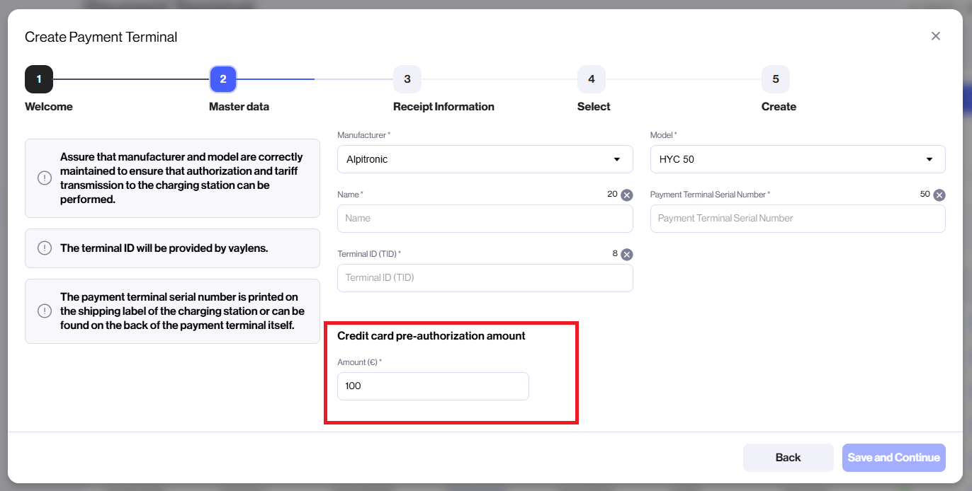 How to onboard an Alpitronic payment terminal