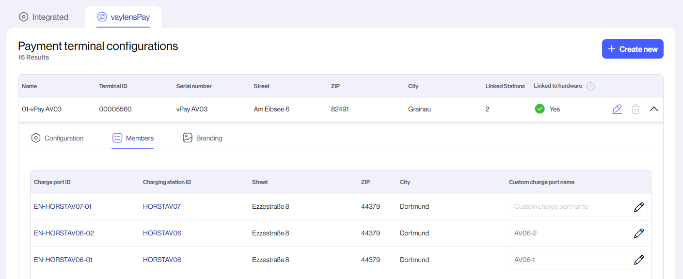 How to onboard vaylensPay in the vaylens portal