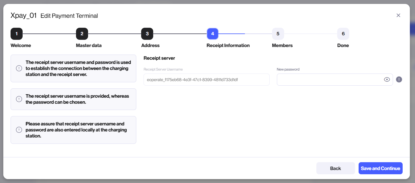 How to onboard a wallbe X-Pay payment terminal